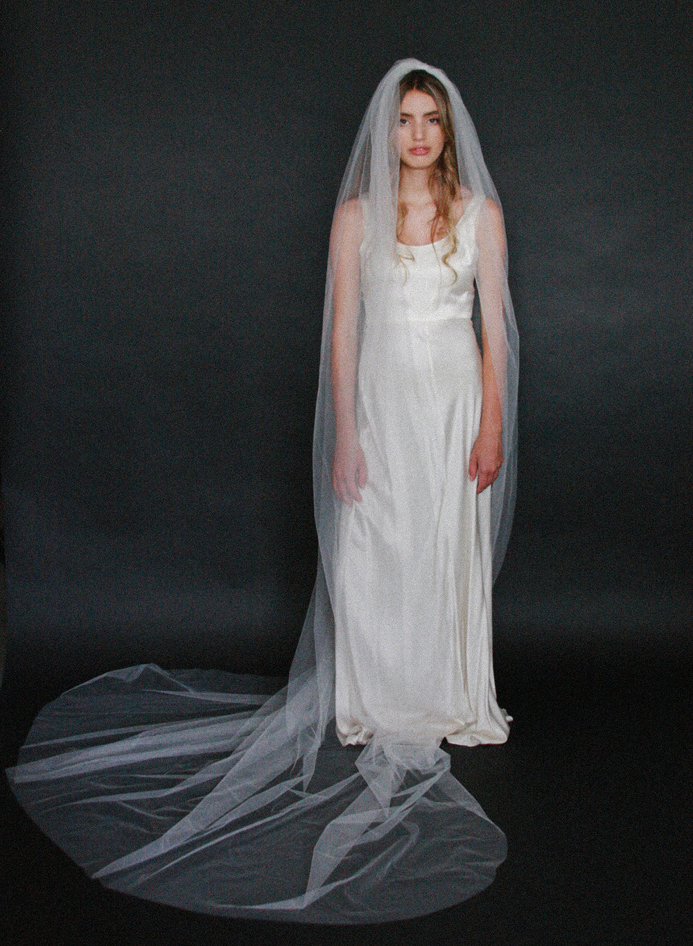 Cathedral, soft bridal train veil by Twigs & Honey - Whisper tulle ...